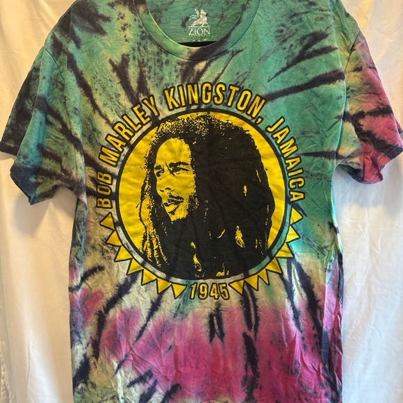 Zion Rootswear | Shirts | Bob Marley Zion Rootswear Tie Dye T Shirt ...
